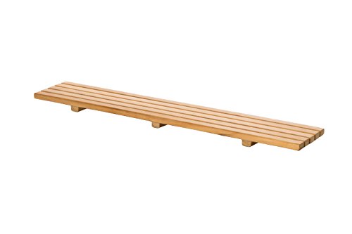 ARB Teak and Specialties Teak Seat 34.5" (88 cm) 5 slats Tub Caddy Fiji, Brown