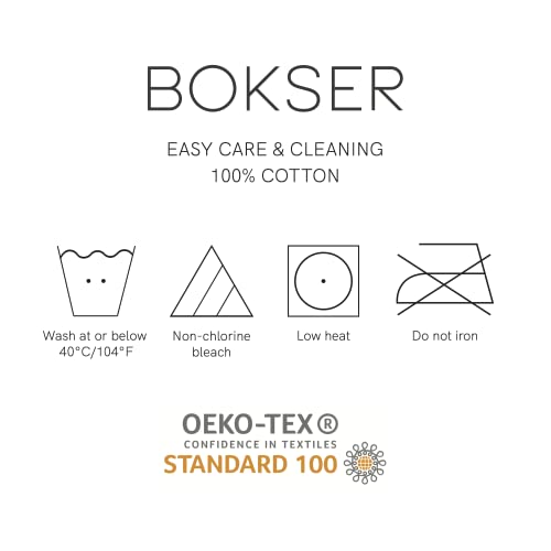 Bokser Home Hospitality Kenwood Oversized Bath Towels, Hotel Quality for Bathroom, Home, and Spa, 100% Combed Ring Spun Cotton Providing a Soft, Luxurious Feel, Beige, 30β x 60β (Pack of 12)