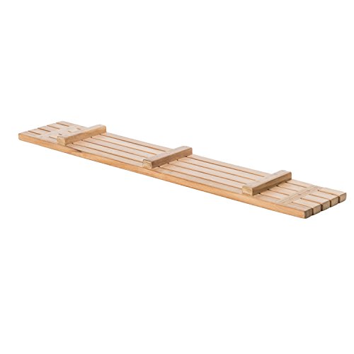 ARB Teak and Specialties Teak Seat 34.5" (88 cm) 5 slats Tub Caddy Fiji, Brown