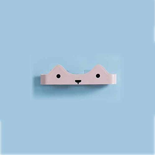 ANMMBER Slippers Rack Shoes 1 Wall Mounted ABS Collapsible Holder Hanger Foldable Towel Storage with Self Adhesive for Bathroom (Color : E)