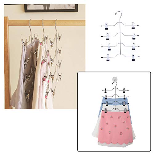 SmarTopus Multi-functional Four-layer Stainless Steel Pants Rack Hanger