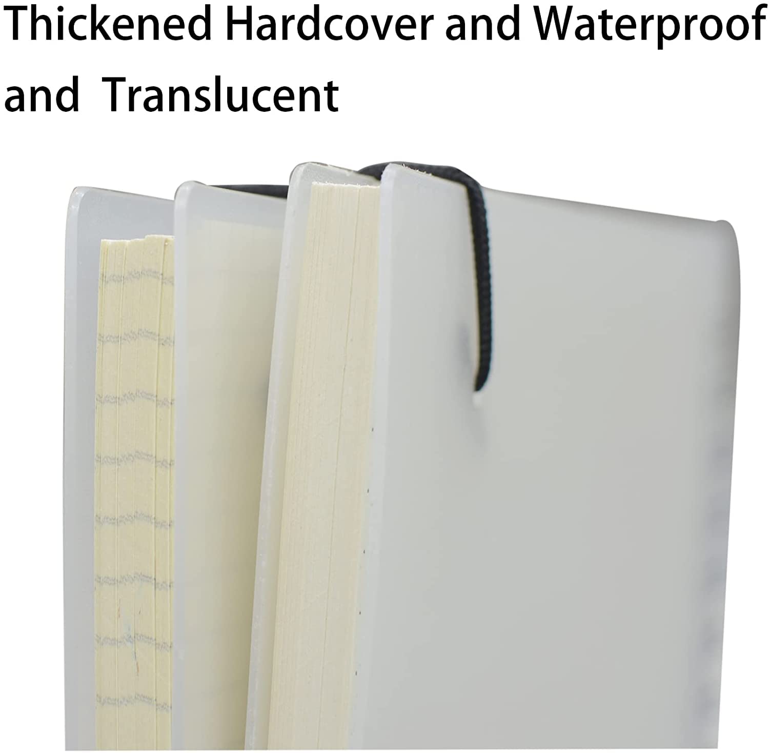 Yansanido 6 Pcs A6 Graph Paper Clear Hardcover Spiral Notebooks Journals Planner 5.7 Inch x 4.1 Inch 160 Pages (80 Sheets) Thick Paper (Grid 6 Pcs)