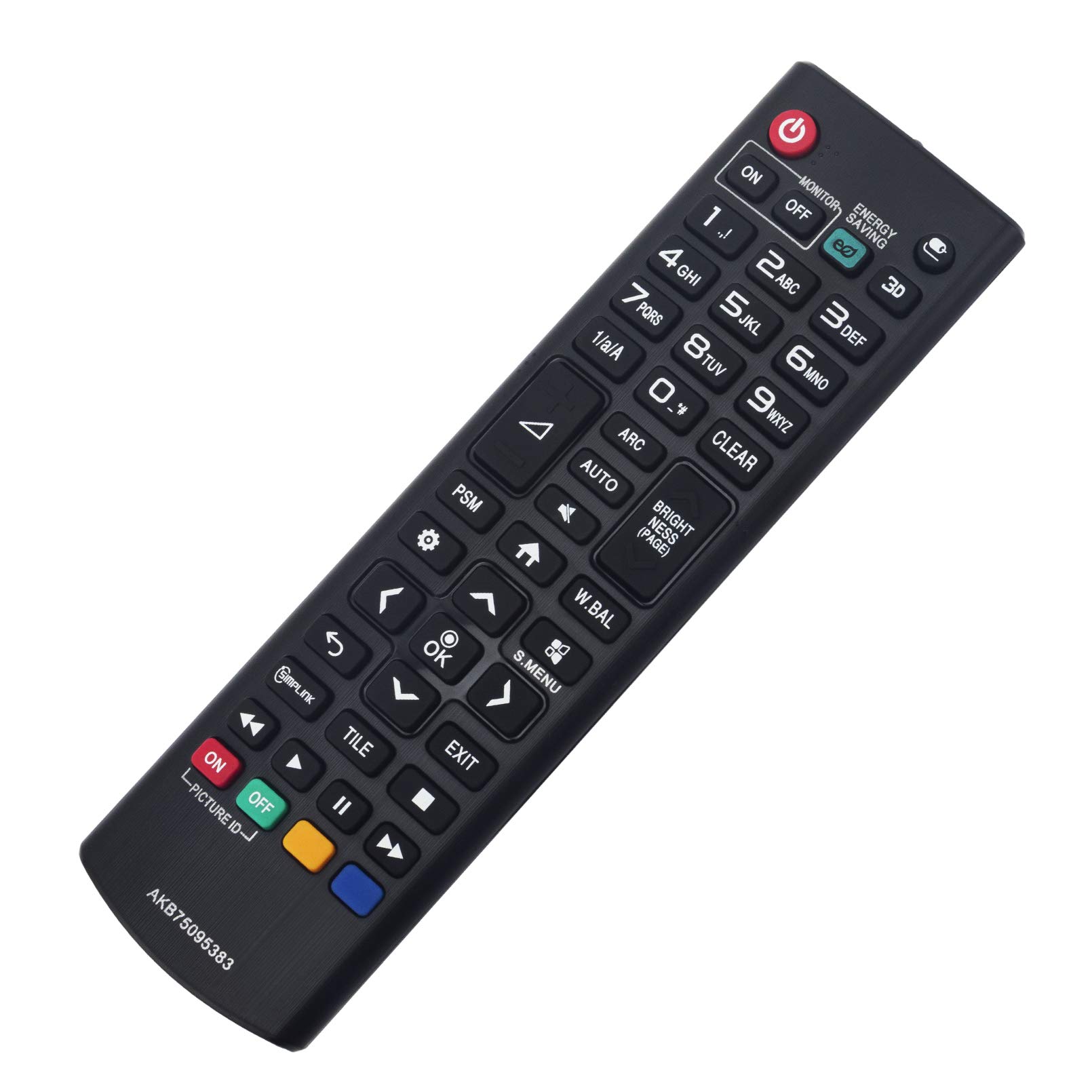 AKB75095383 Replace Remote Control fit for LG Digital Signag 32SE3KE 32SM5KD 32SM5D 43SM3D 43SM5D 49SH7PE 49SM3D 49SL5E 49SL5PE 49SM5D 49SE3KE 55SM5KD 55SM5D 55SM3D 55SH7P 55SE3KE 65SM5D 65SM5KD