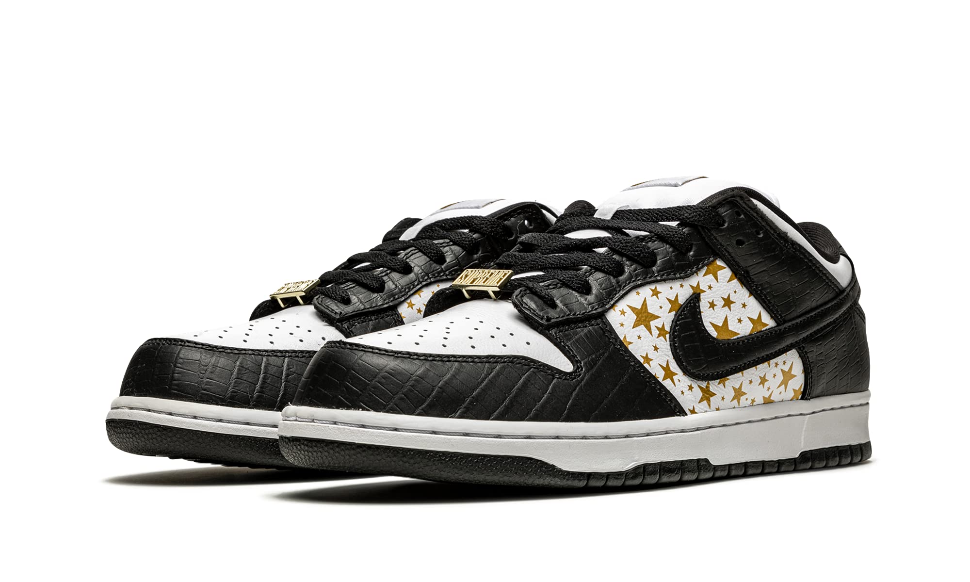 Nike Mens SB Dunk Low DH3228 102 Supreme - Stars - Black - Size 8.5