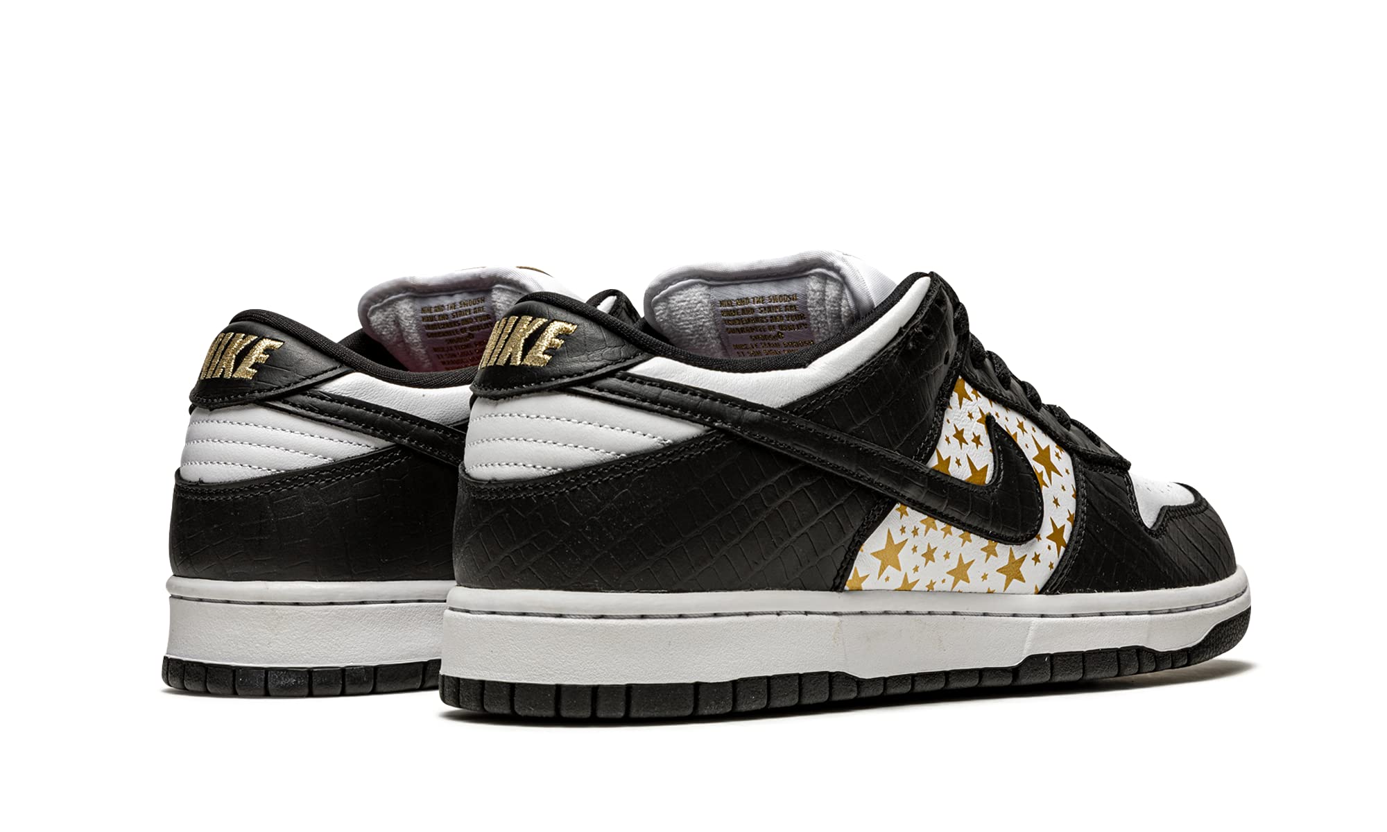 Nike Mens SB Dunk Low DH3228 102 Supreme - Stars - Black - Size 8.5