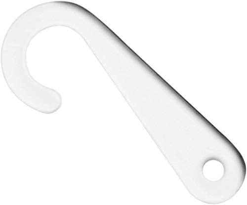 BLUECELL 1000 Pieces Plastic J-Hooks for Socks Retail Display Hanger 1.8 inch