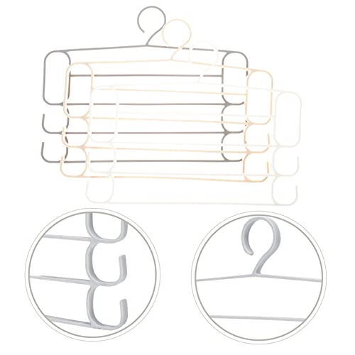 HANABASS 3pcs Tie Rack Hanger Hanger for Pants Multipurpose Hanger Skirt Clothes Hanger Skirts Hangers Leggings Hanger Coat Hanger Pants Rack Trousers Space Saving Hangers Jeans Hangers Pp