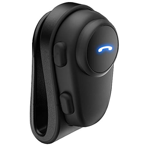 GDM REBEL Retro Motorcycle Helmet with Bluetooth Headset (Vintage Matte Black, Medium)