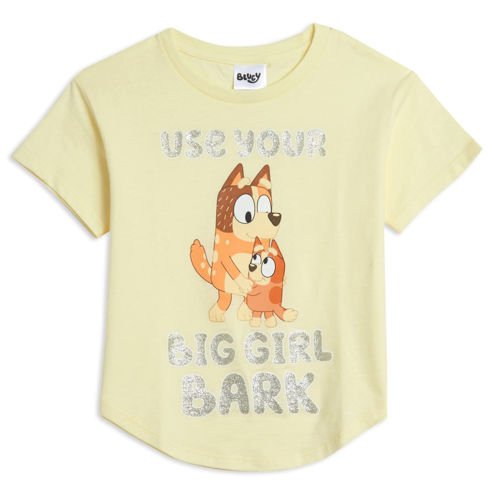 Bingo Mom Little Girls 3 Pack Graphic T-Shirts Blue/Pink/Yellow 4