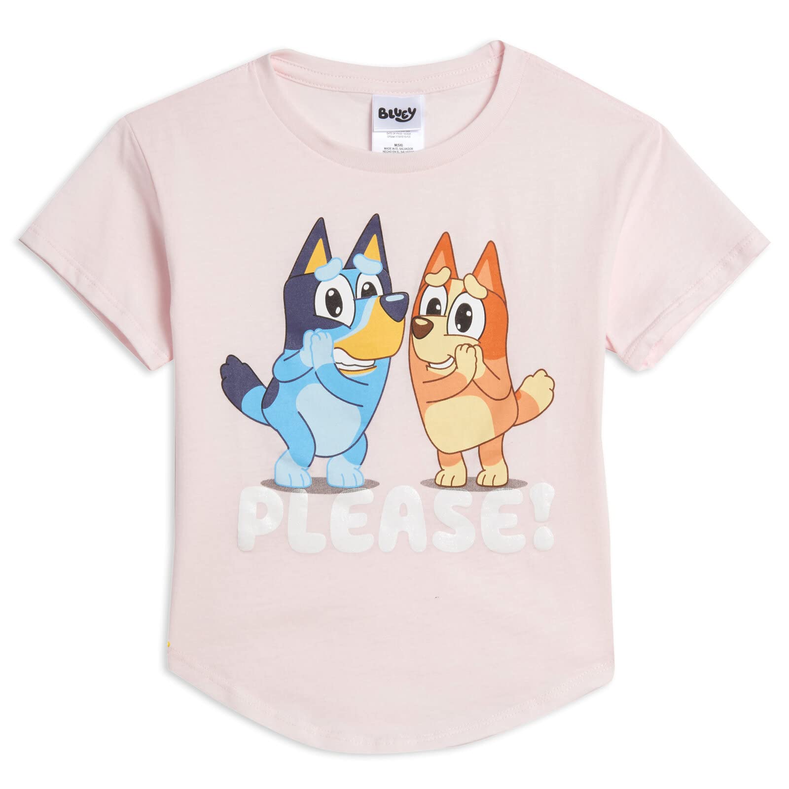 Bingo Mom Little Girls 3 Pack Graphic T-Shirts Blue/Pink/Yellow 4