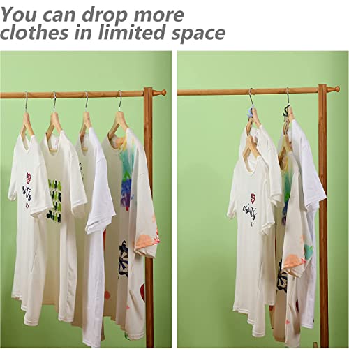 Clothes Hanger Connector Hooks, 100PCS Sturdy Mini Cascading Hanger Hooks, Thickened 20lbs Space Saving Closet Hanger Organizer, Hanger Extender Clips, 5-Color Hanger Connection Hooks for Closet