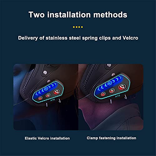Motorcycle Helmet Bluetooth Headset,Outdoor Bluetooth headphones for Helmet,160 Hrs Riding Bluetooth Speaker Helmet, A10 Motorbike Helmet Communication System (Waterproof/Handsfree/Stereo Music/GPS)
