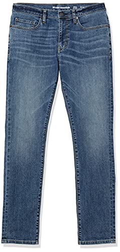 Amazon Essentials Skinny Jeans for Men - High Stretch Denim, Comfortable Fit, Skinny-fit Style, Dark Wash, 34W x 28L