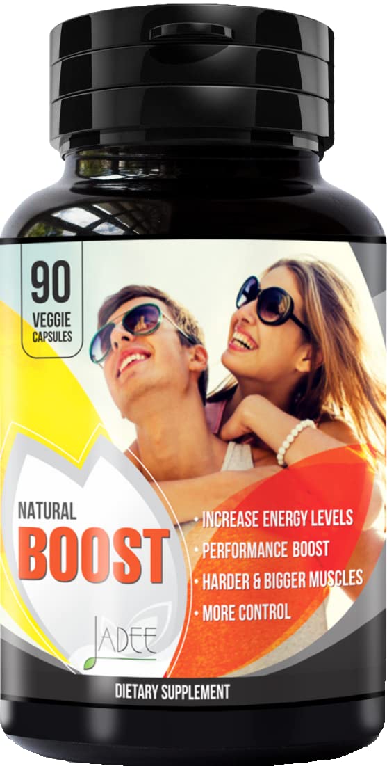 Natural Boost Male Enhancement Pills - Increase 2" in 60 Days with Our Enlargement and Girth Enhancing Formula, Testosterone Booster for Men, Promote Size, Strength, Energy, Stamina, Last Longer Drive