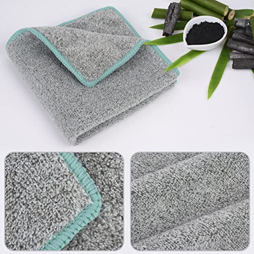 SINLAND Microfiber Face Towels Ultra Soft Facial Washcloths Face Cloth 12Inch x 12Inch 6 Pack
