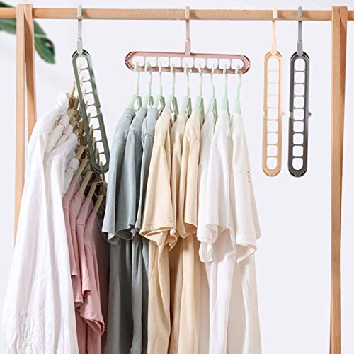 NC Clothes Hanger Closet Organizer, Multi-Port Hanger, Plastic Tie Scarf Clothes Organizer