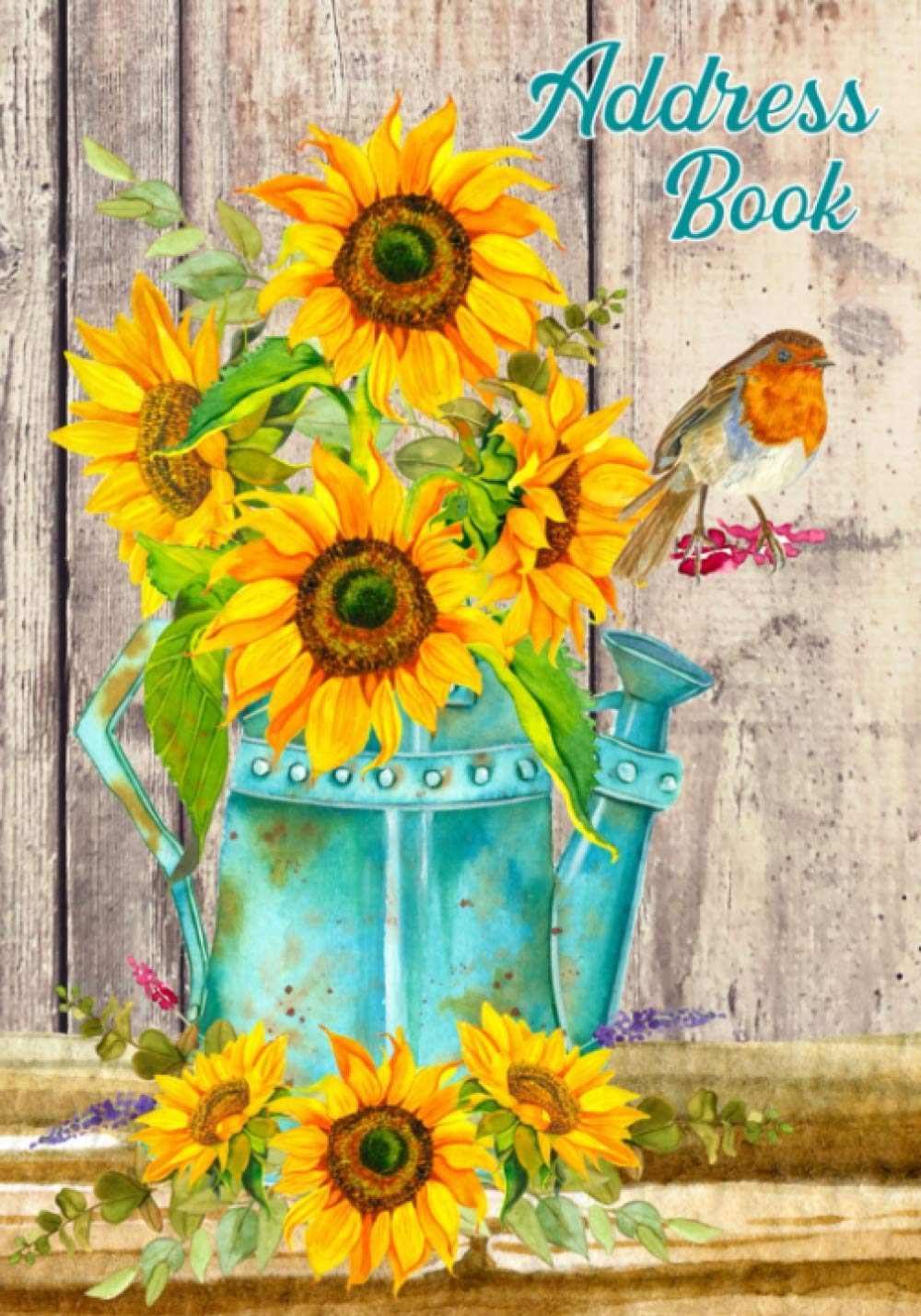 Address Book: Large Print Floral Address and Phone Number Logbook with Alphabetical Tabs for Seniors: Log book to Record Addresses, Phone Numbers, Emails, Birthdays and Notes