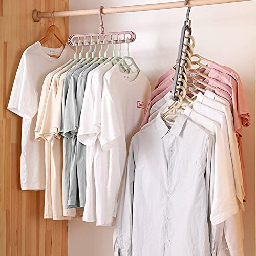 NC Clothes Hanger Closet Organizer, Multi-Port Hanger, Plastic Tie Scarf Clothes Organizer
