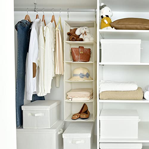 GRANNY SAYS Bundle of 1-Pack Hanging Storage Organizer & 1-Pack Hanging Organizer for Closet