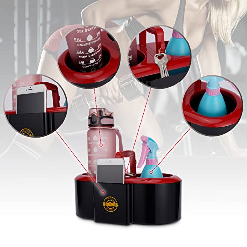 ProtoNiMBUS The Original Multipurpose Bottle Caddy for Gym β Caddy Organizer for Phone, Keys, Water Bottle, Sprayer, Towel β Heavy-Duty Caddy Organizer with Handle β 12 x 6 x 4.5-inch