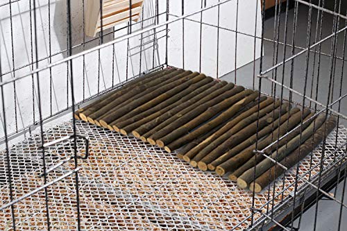 Hamiledyi Bunny Extra Large Ladder, Wooden DIY Toy Rodents Chewing & Climbing Bridge Chinchillas Cage Tunnel/Hideout/Hut/Ramp/Divider for Small Animal Guinea Pig Rat Squirrel