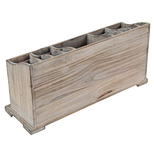 Creekview Home Emporium Wooden Cosmetic Storage - 3 Drawer Rustic Makeup Organizer for Beauty Products, Brushes, Jewelry