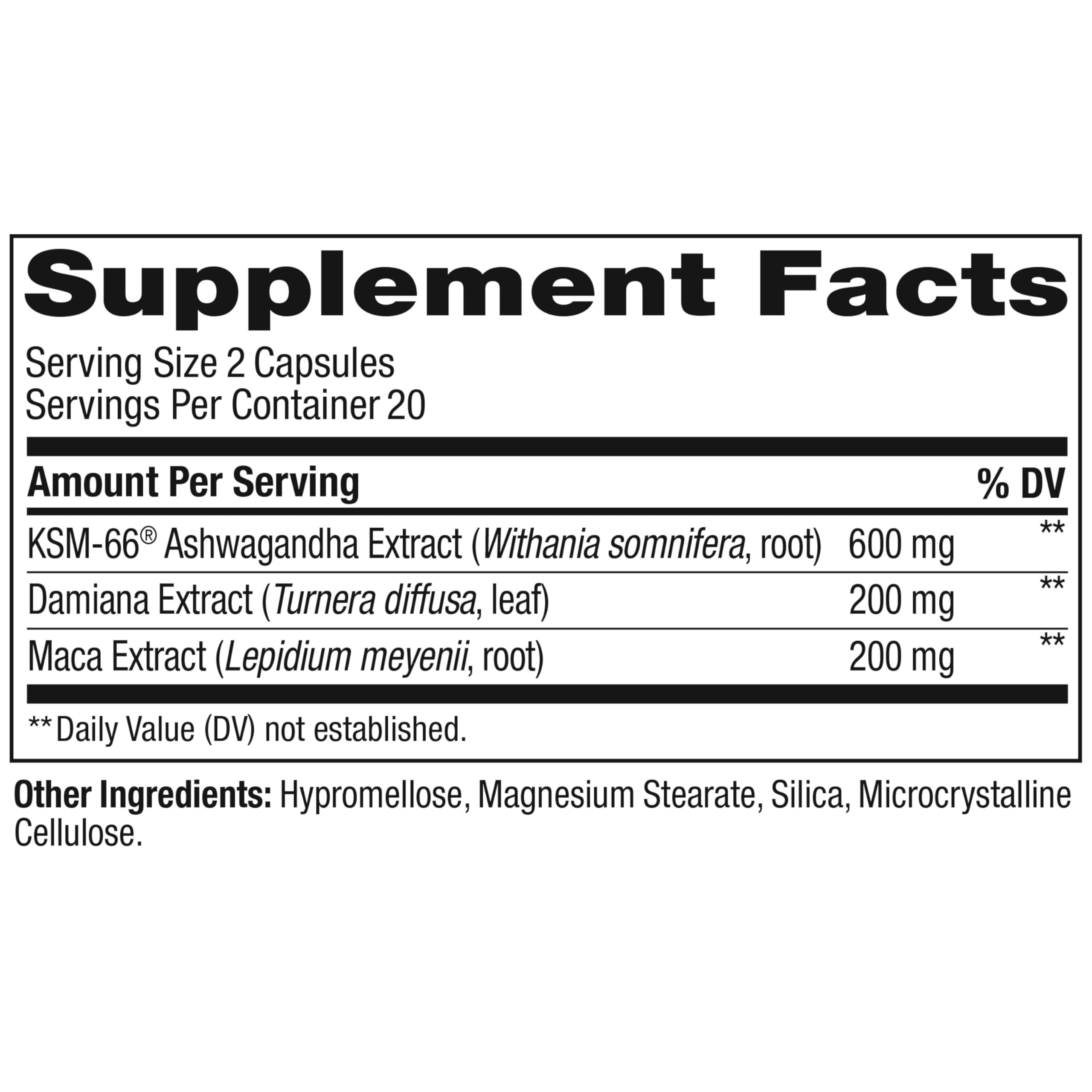 OLLY Lovin Libido Capsules, Boost Desire With Ashwagandha, Maca & Damiana, Vegetarian, Supplement for Women, 20 Day Supply - 40 Count