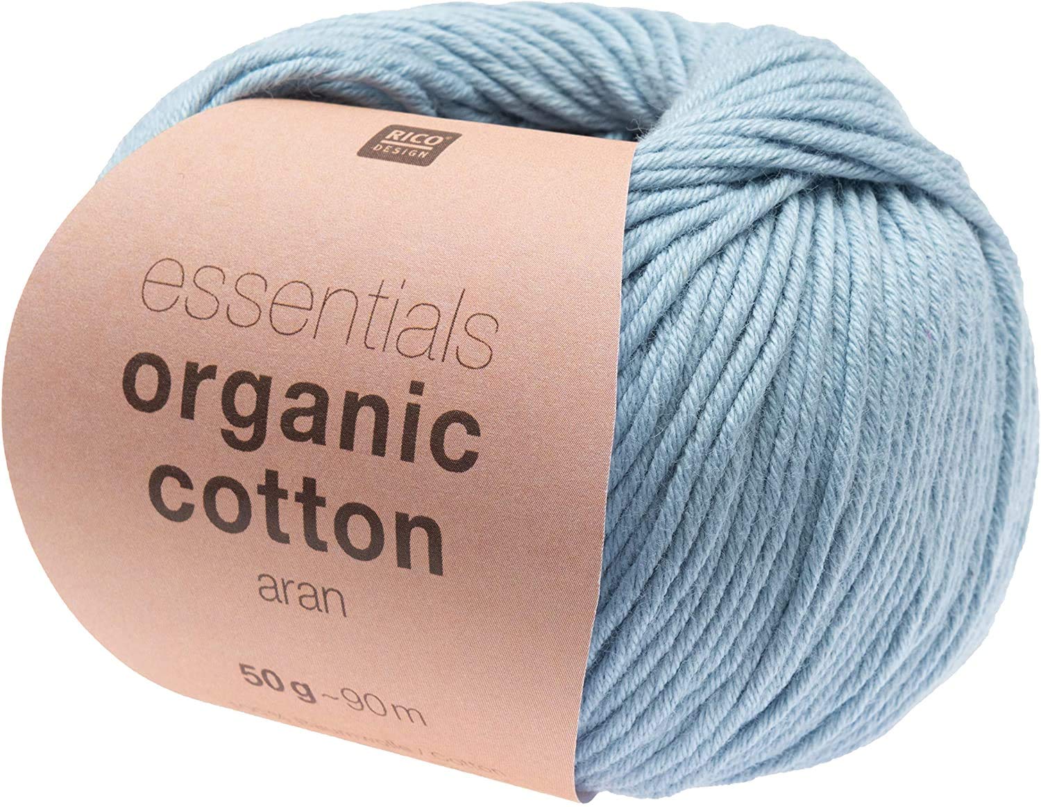 Rico Essentials Organic Cotton Aran 012 Blue