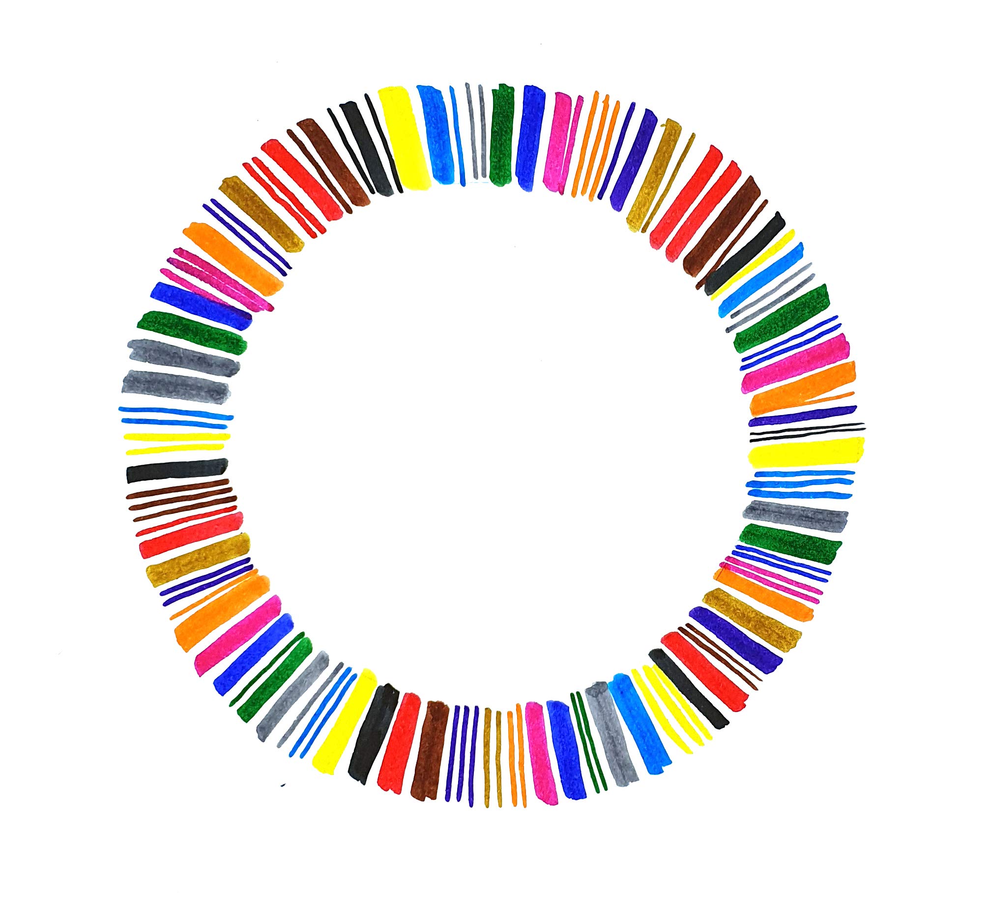 Pentel SES15-12 Brush Sign Pen Basic Assortment Fibre-Tip Brush Like Tip Pack of 12 Assorted Colours