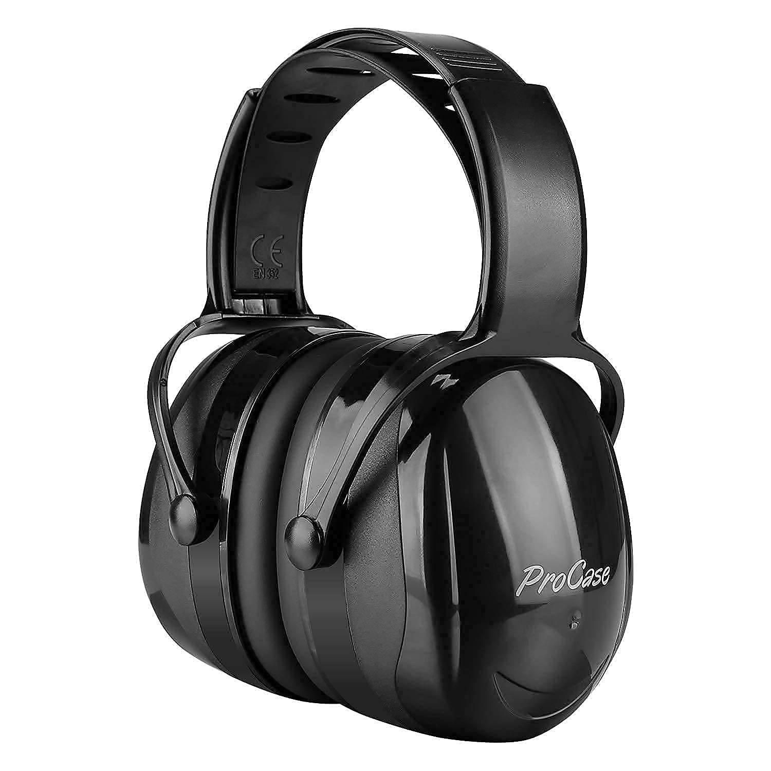 ProCase Noise Reduction Ear Muffs, NRR 28dB Shooters Hearing Protection Headphones Bundle with SNR 36dB Noise Cancelling Ear Defenders Muff for Adults Kids Shooter Shooting Range Construction