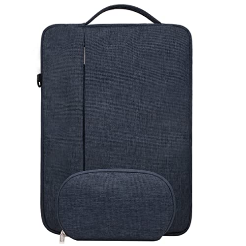 Aucase 13-13.3 Inch Laptop Sleeve with Handle, Water Repellent and Shock Resistant Soft Padded Case with Pocket and Accessories Pouch, Compatible with MacBook Pro Air 13, Surface Laptop 13, Chromebook