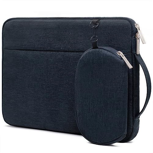 Aucase 13-13.3 Inch Laptop Sleeve with Handle, Water Repellent and Shock Resistant Soft Padded Case with Pocket and Accessories Pouch, Compatible with MacBook Pro Air 13, Surface Laptop 13, Chromebook