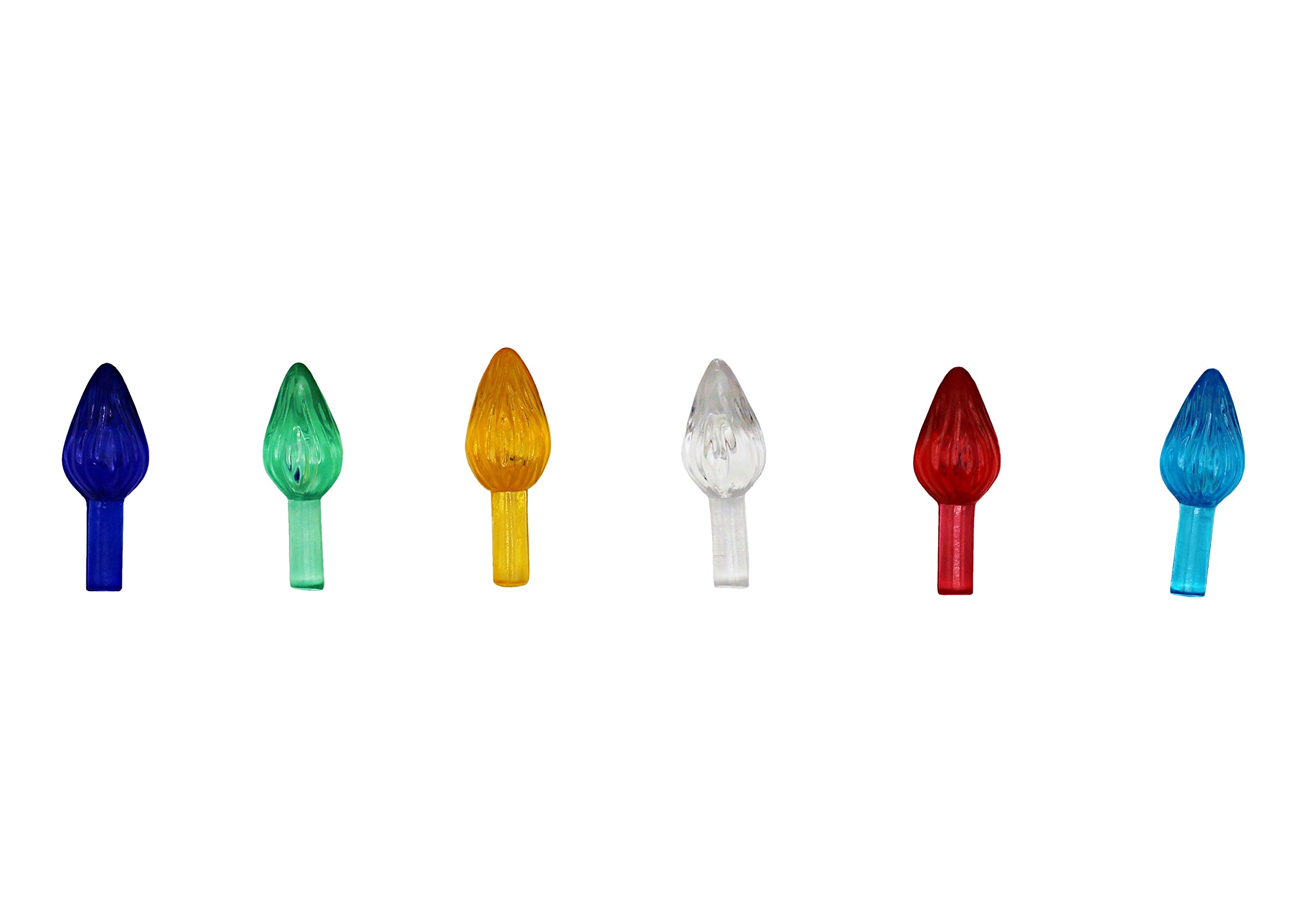 Creative Hobbies Ceramic Christmas Tree Replacement Lights, Small Twist Light Ornaments for 8" or Smaller Ceramic Trees, Multi Colors, 144 Piece Pack