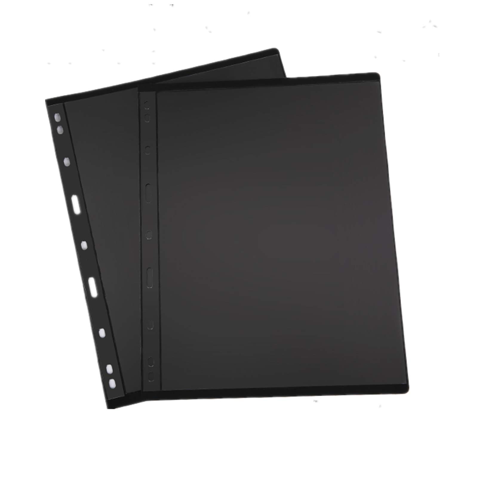 MUDOR Vario Stamp Pages for Stamp Album Binder, 10 Sheet (20 Page) 1 Row Pages for Stamp Collectors, Professional Pack (1 Row)