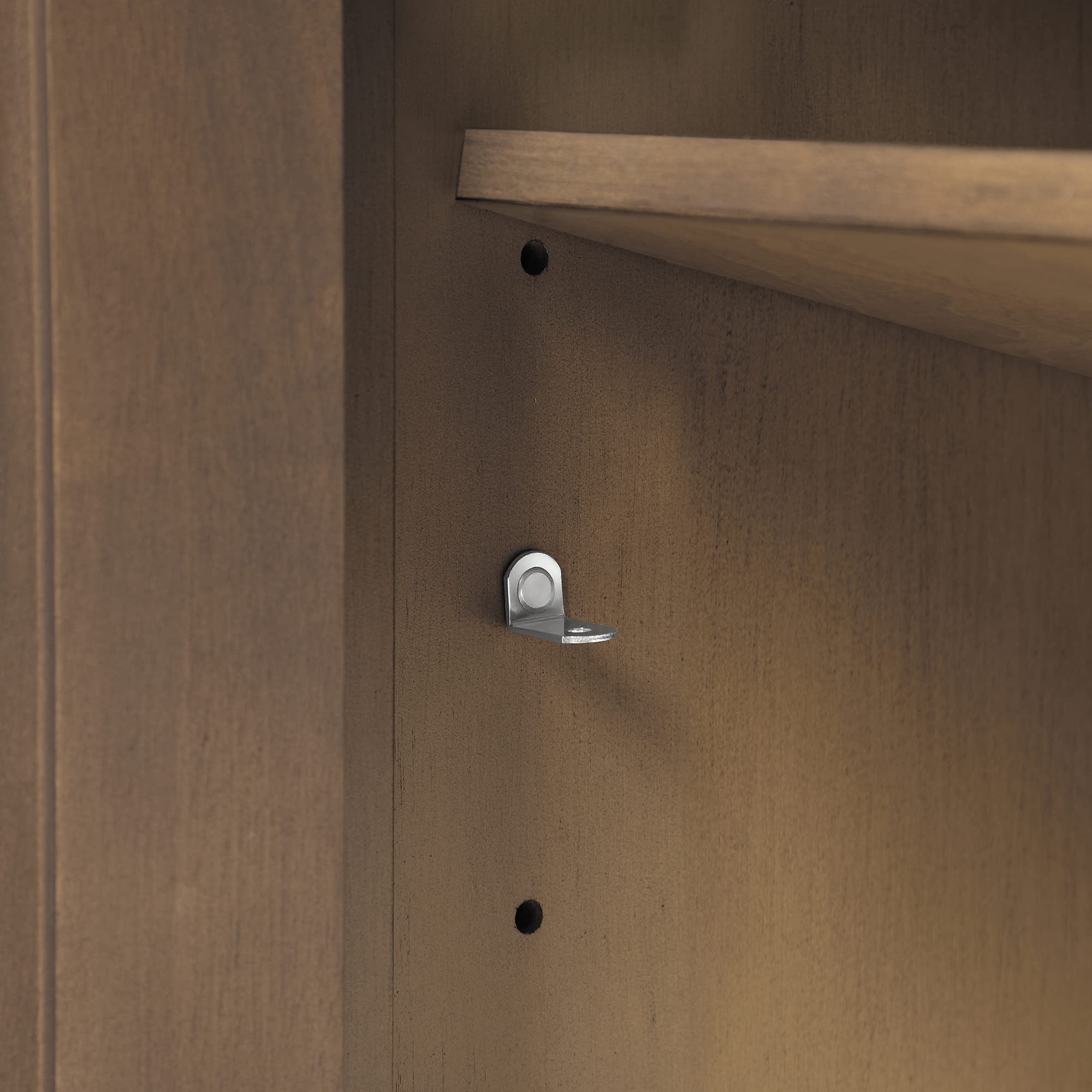 OVE Decors Maya Plus 72 in. Double Sink Bathroom Vanity in Almond Latte Finish, Black Hardware and Included Power Bar