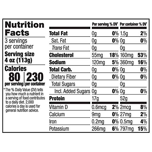 Amazon Fresh Brand, Wild Caught Pacific Cod Skinless Fillet Portions, 12 Oz, Sustainably Sourced (Previously Frozen)