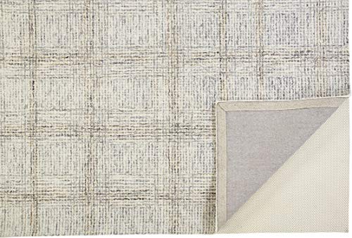 Feizy Rugs - Belfort Collection, Transitional Art Deco Area Rug - Gray 8' x 10'