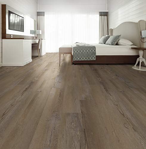MSI Hampstead 6 inch x 48 inch Gluedown Luxury Vinyl Plank Flooring for Pro and DIY Installation, Beige, CASE, 36 Square Feet