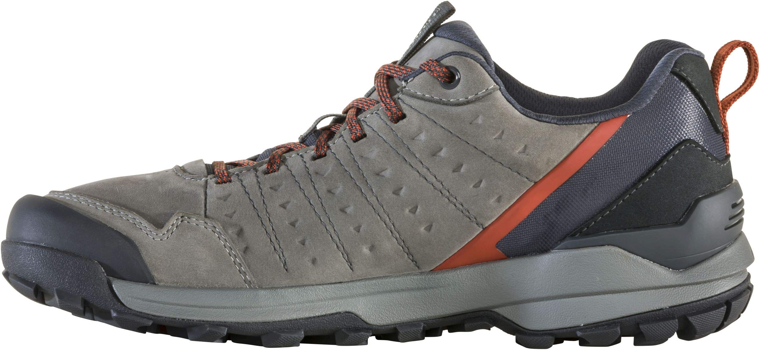 Oboz Sypes Low Leather B-Dry Hiking Shoe - Men's Steel, 9 Medium