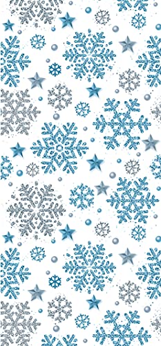 JALIBEI Snowflakes Hand Towels 13.6 X 29' Soft Kitchen Dish Towels for Household Daily Use | Home Decoration Towels