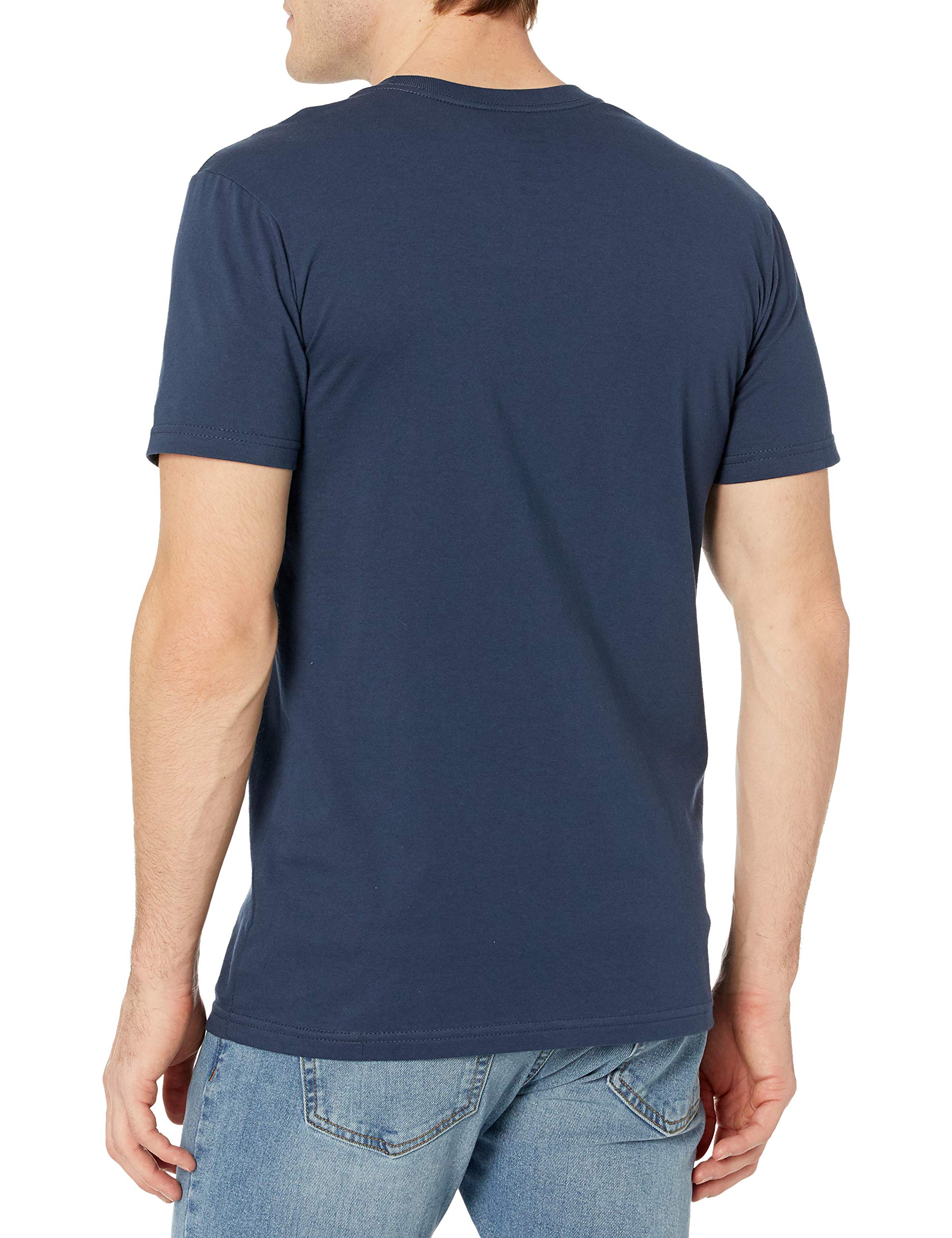 RVCA Men's Graphic Short Sleeve Crew Neck Tee Shirt, Astro HEX/Federal Blue, XX-Large