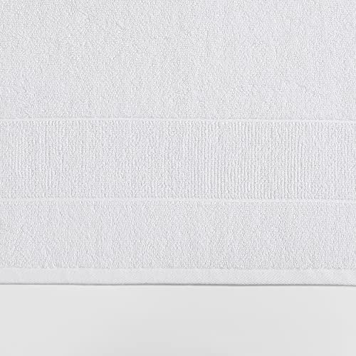 Tommy Bahama- Washcloths, Absorbent & Fade Resistant Cotton Towel Set, Fashionable Bathroom Decor (Island Retreat White, 12 Piece)