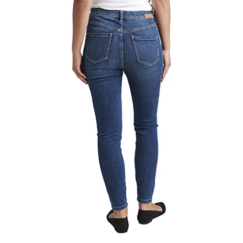 JAG Jeans Women's Valentina High Rise Skinny Pull-on Jeans-Legacy, Tribeca Blue, 6
