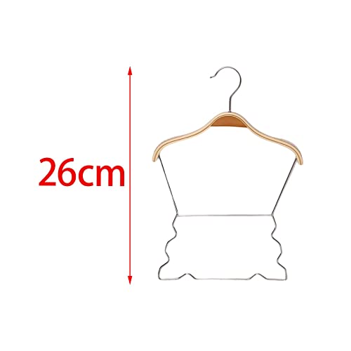 KLKCMS Wire Body Shape Swimwear Hangers Coat Storage Organizer Dress Swimsuit Lingerie Display for Laundry Collection Show Bedroom Drying Wardrobe , Height 26cm