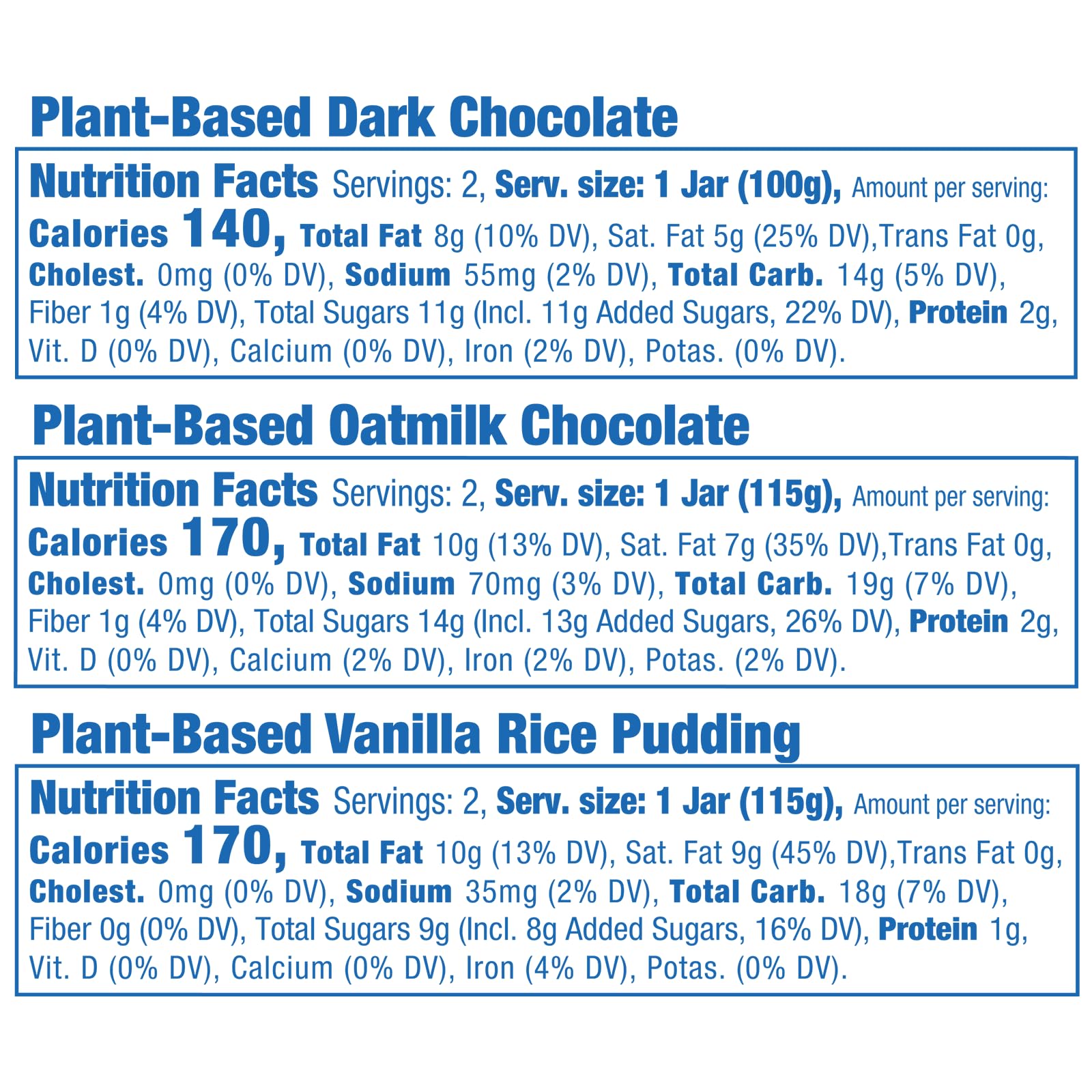 Petit Pot | Organic French Dessert | Plant-Based Variety Pack | Gluten-Free | Kosher | Ready-to-Eat | No Artificial Ingredients | No Preservatives | 4 Ounce (4 2-packs)