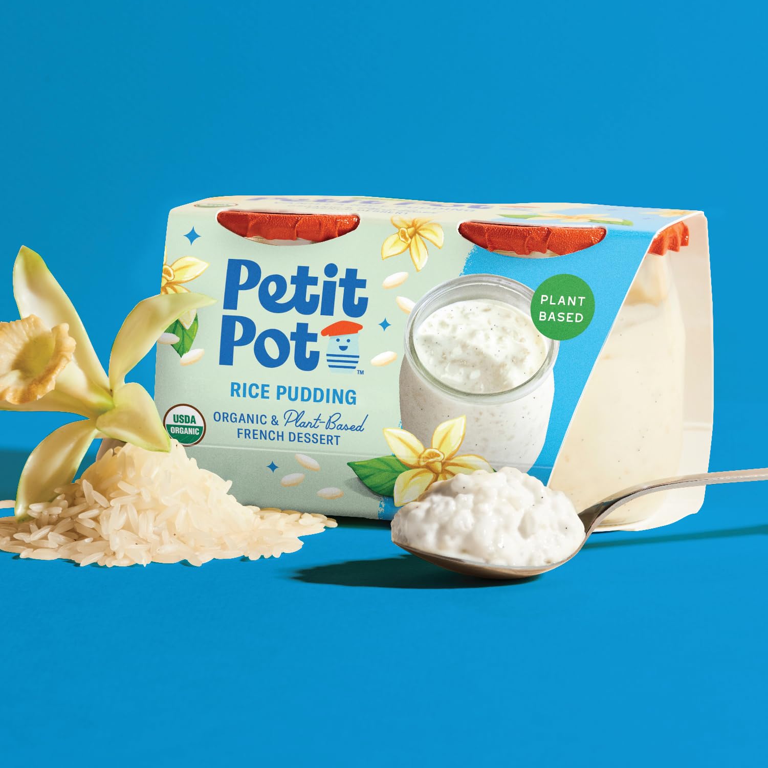 Petit Pot | Organic French Dessert | Plant-Based Variety Pack | Gluten-Free | Kosher | Ready-to-Eat | No Artificial Ingredients | No Preservatives | 4 Ounce (4 2-packs)