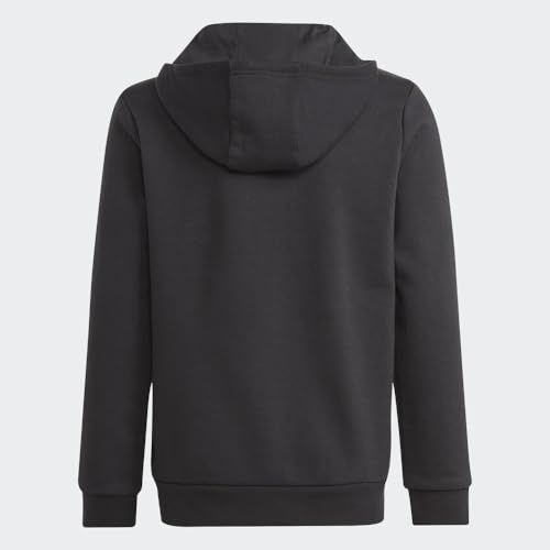 adidas Originals Kids' Adicolor Hoodie, Black/White, Medium