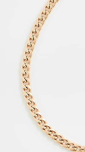 Zoe Chicco Women's 14k Gold Small Hollow Curb Chain Necklace, Yellow Gold, One Size