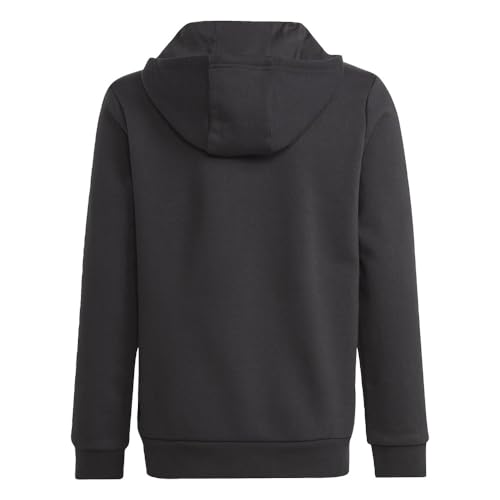 adidas Originals Kids' Adicolor Hoodie, Black/White, Medium