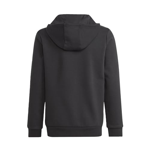 adidas Originals Kids' Adicolor Hoodie, Black/White, Medium
